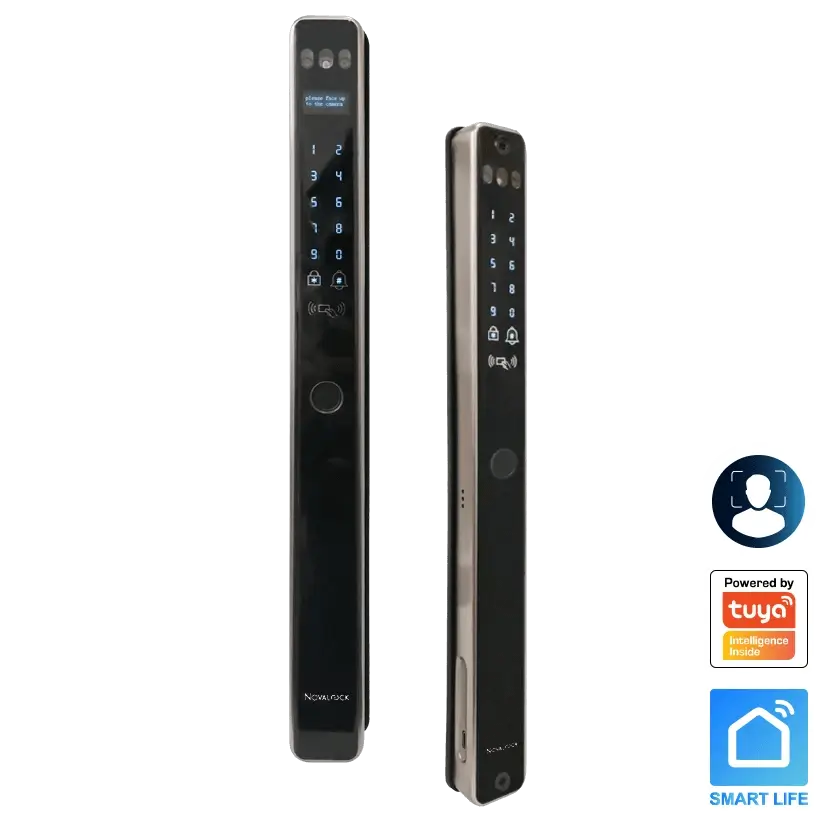 NVM ZR-G PRO Smart Lock | Secure & Smart Dual 3D Face Recognition Gate Lock